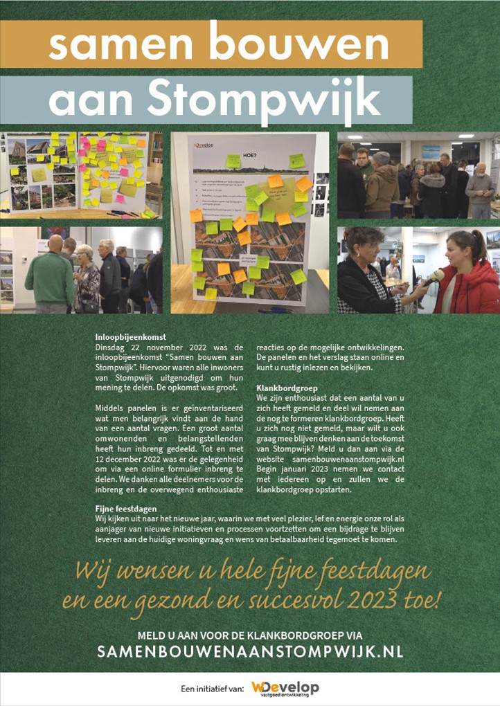 Samen bouwen aan Stompwijk | Stompwijk